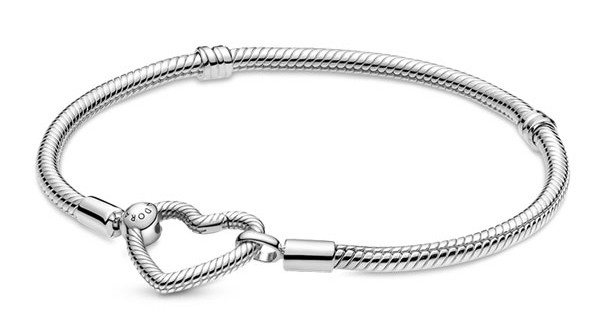 Pandora Βραχιόλι αλυσίδα με καρδιά 599539C00